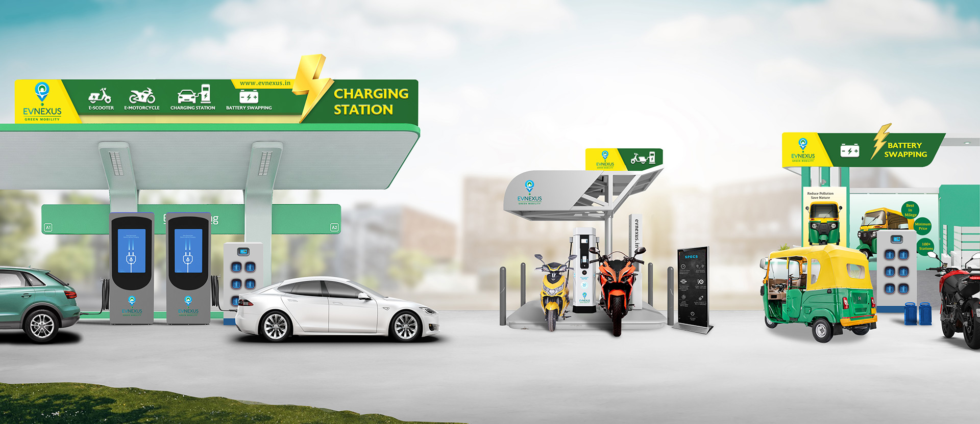 Electric Scooters, Electric Motorcycles and EV Services - EVNEXUS, Chennai