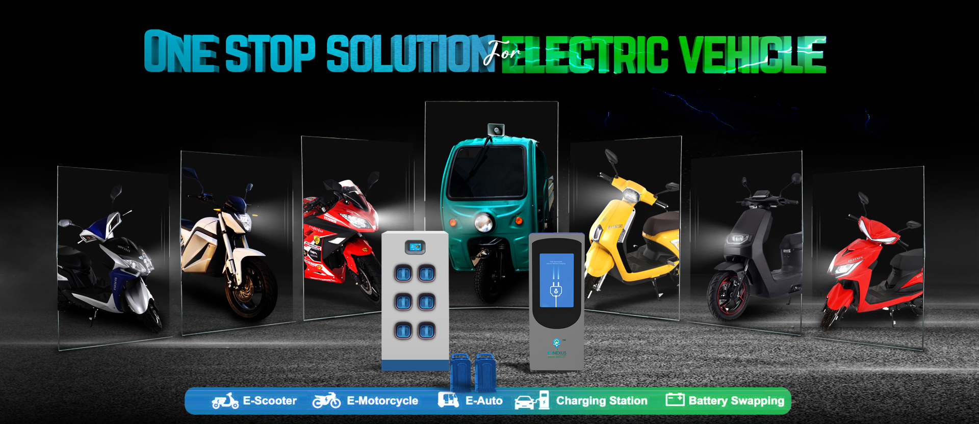 Electric Scooters, Electric Motorcycles and EV Services - EVNEXUS, Chennai